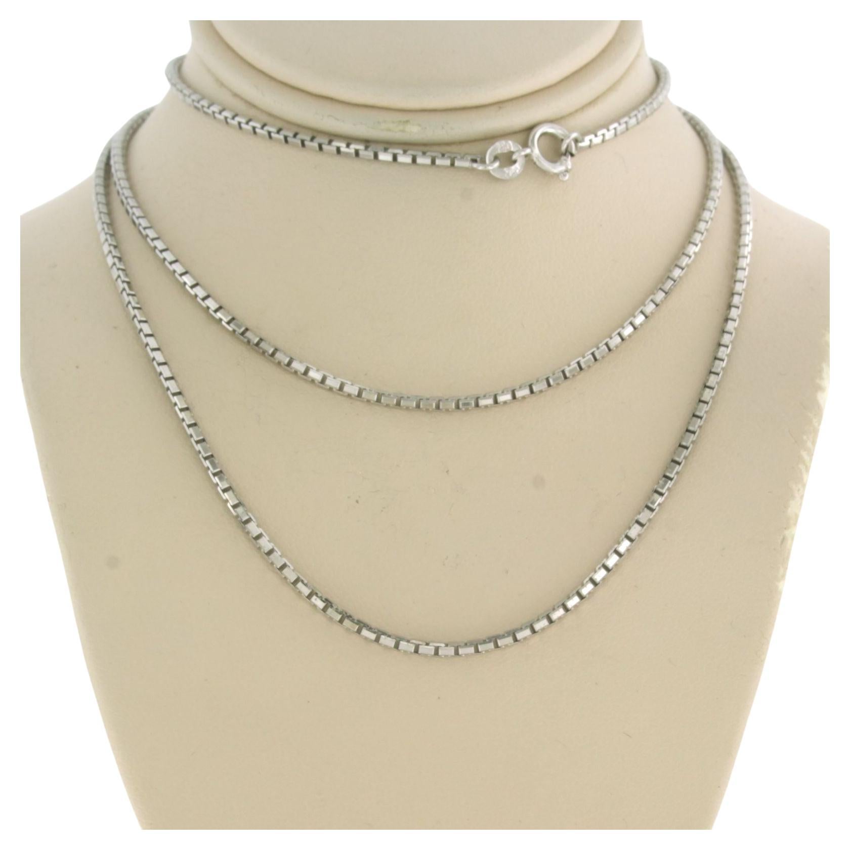 Chain 14k white gold For Sale at 1stDibs