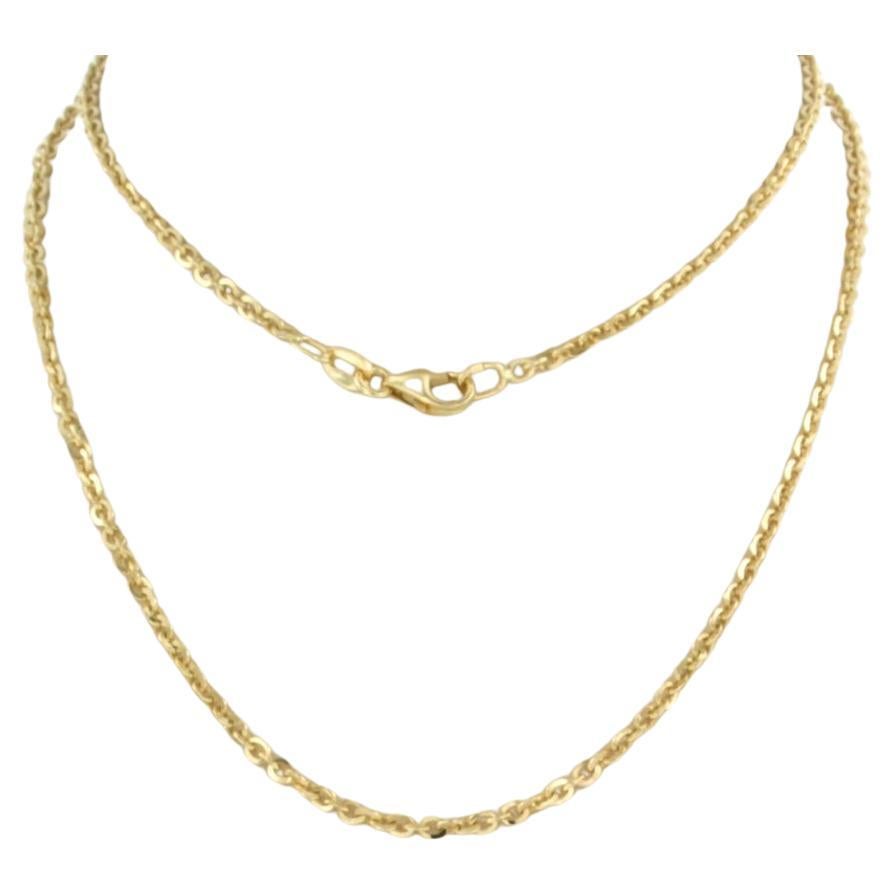 Necklace 18k yellow gold 45 cm long For Sale at 1stDibs