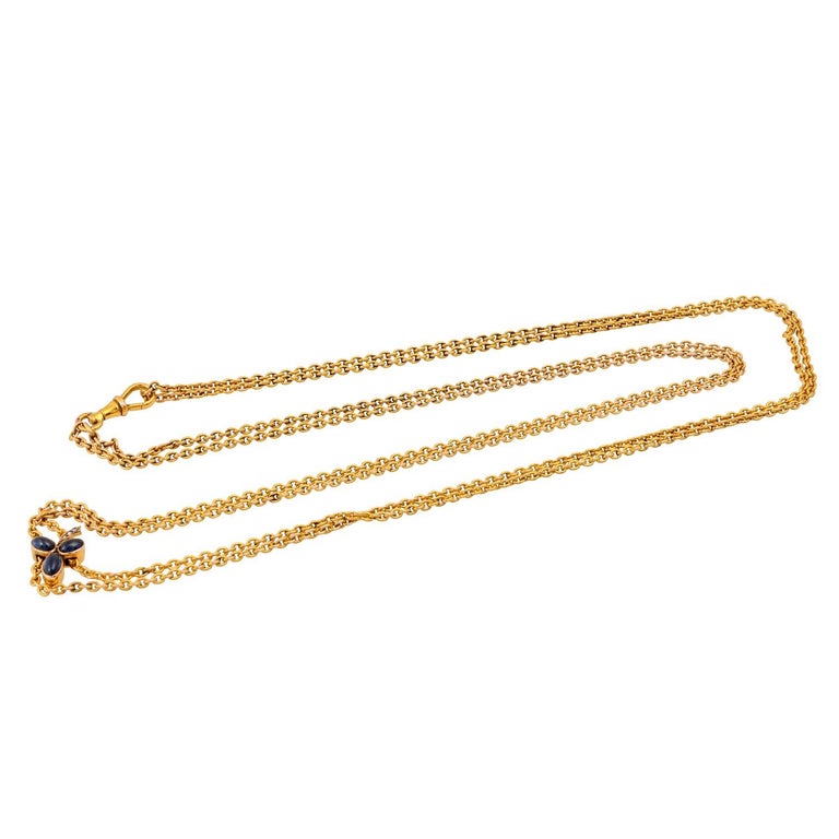 Chain, 2 Rows and Slider in the Shape of a Leaf, with Synthetic ...