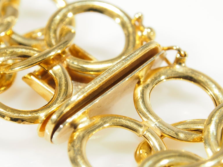 Chain Mail Necklace Yellow Gold 18 Karat at 1stDibs