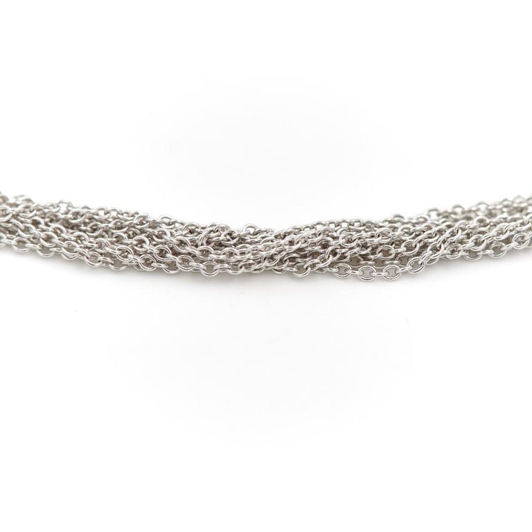 Chain Necklace White Gold For Sale at 1stDibs