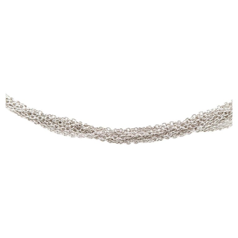 Chain Necklace White Gold For Sale at 1stDibs