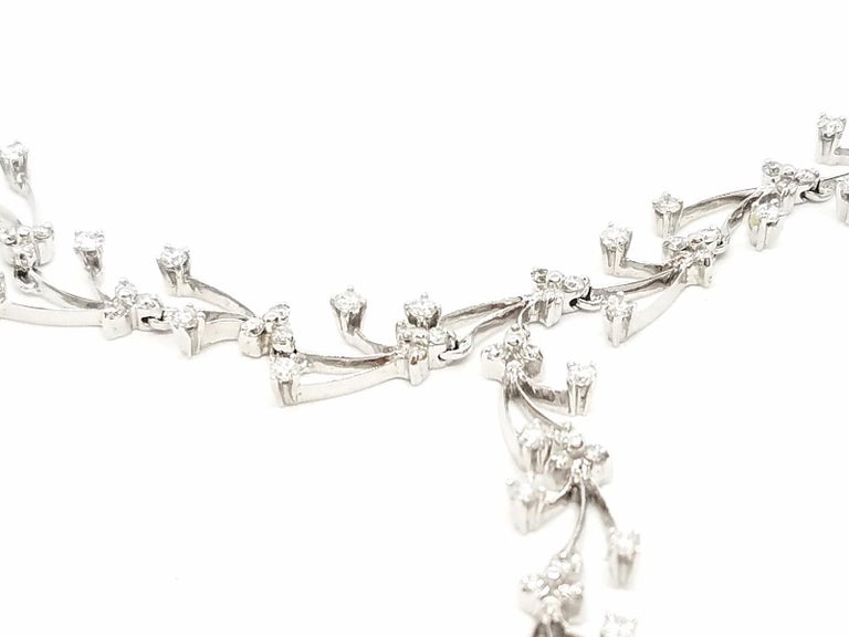 Chain Necklace White GoldDiamond For Sale at 1stDibs