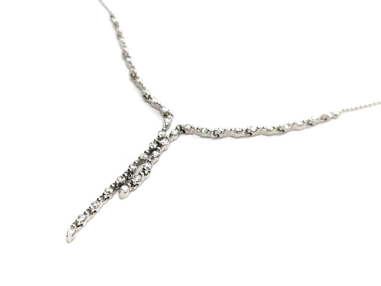 Chain Necklace White GoldDiamond For Sale at 1stDibs