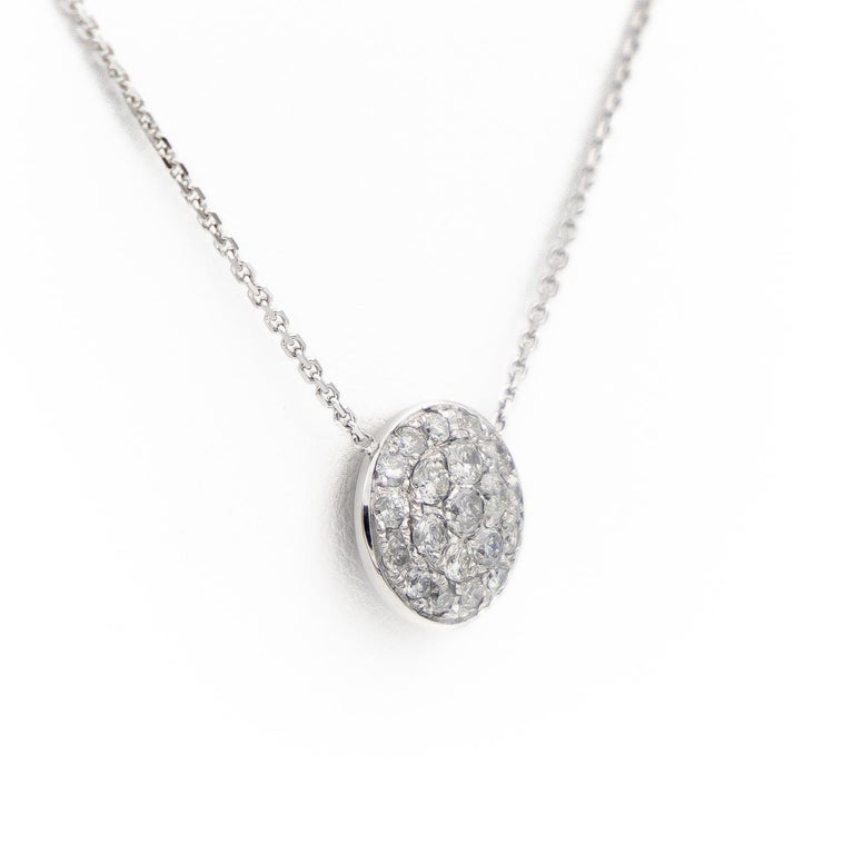 Chain Necklace White Gold Diamond For Sale at 1stDibs