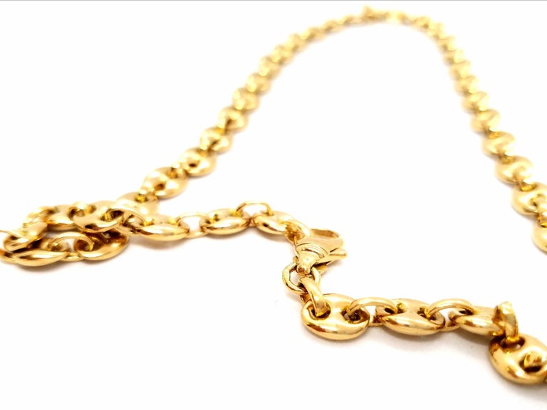 Chain Necklace Yellow Gold For Sale at 1stDibs