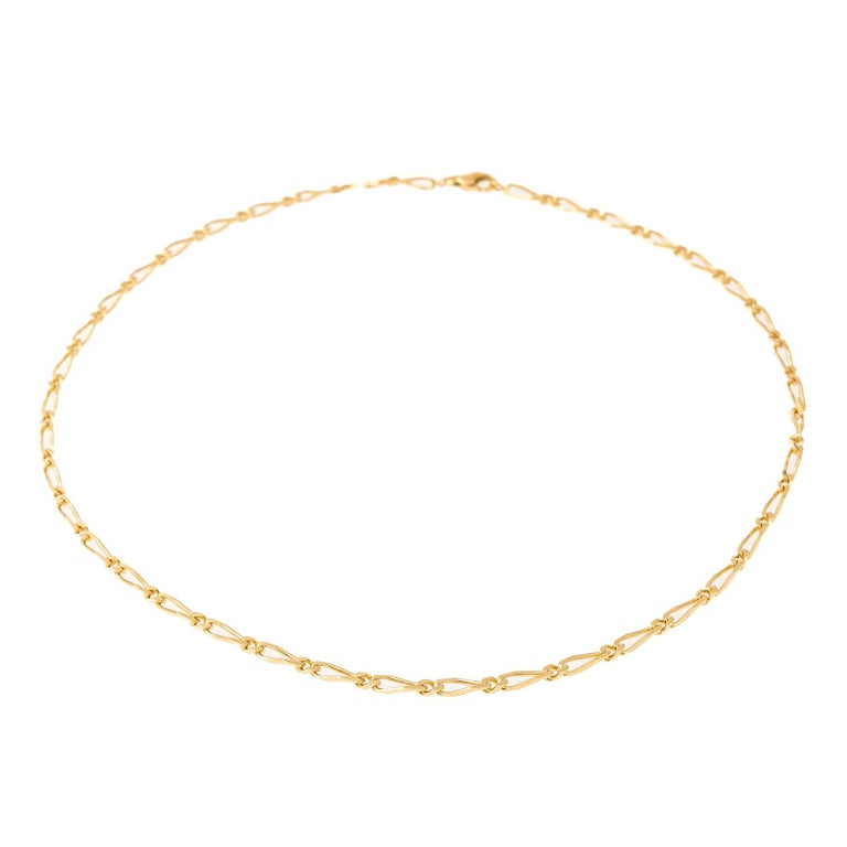 Chain Necklace Yellow Gold For Sale at 1stDibs