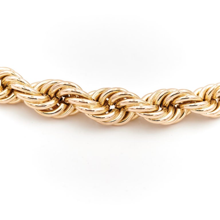 Chain Necklace Yellow Gold For Sale at 1stDibs