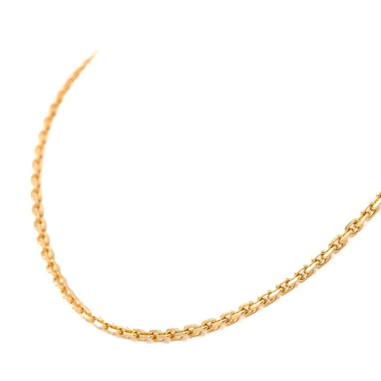 Chain Necklace Yellow Gold For Sale at 1stDibs