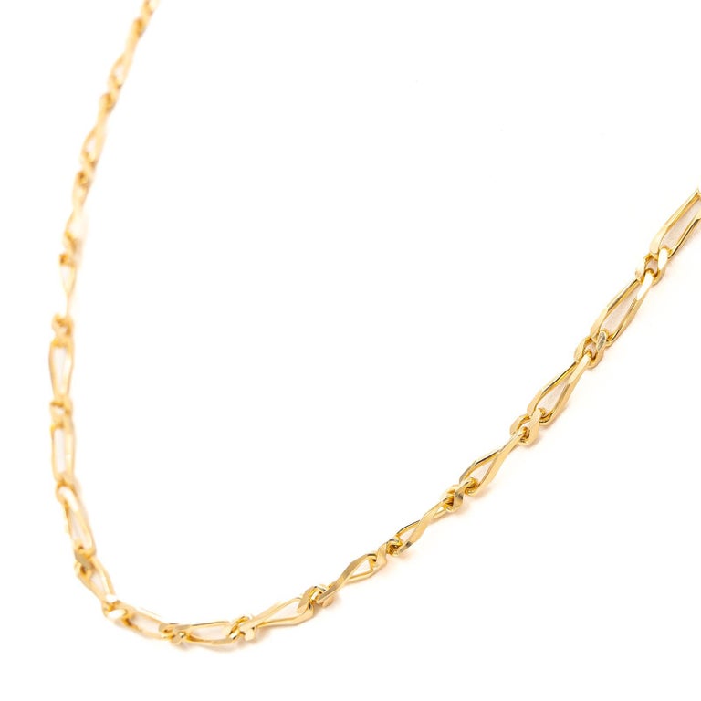 Chain Necklace Yellow Gold For Sale at 1stDibs