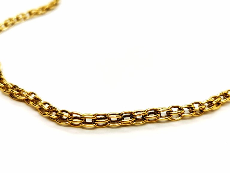 Chain Necklace Yellow Gold For Sale at 1stDibs