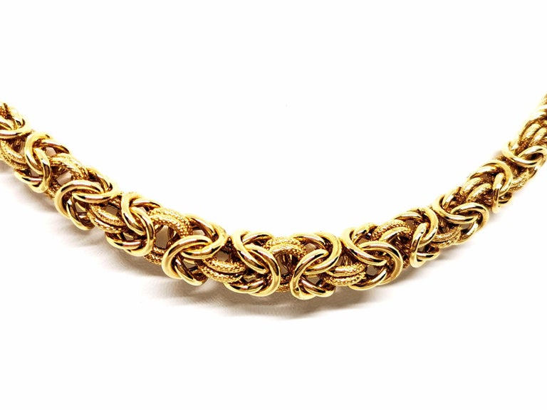 Chain Necklace Yellow Gold For Sale at 1stDibs