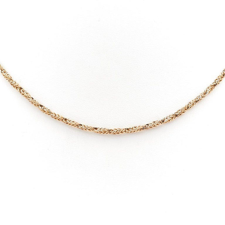 Chain Necklace Yellow Gold For Sale at 1stDibs
