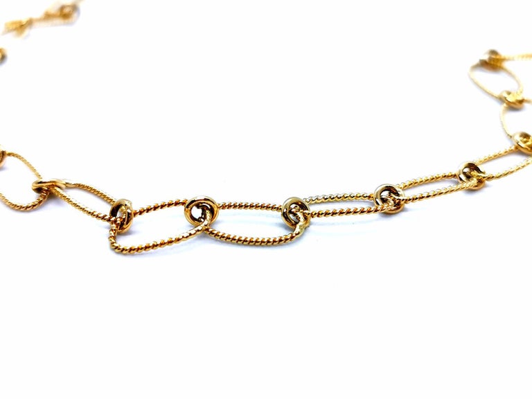 Chain Necklace Yellow Gold For Sale at 1stDibs