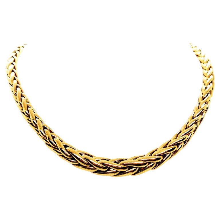 Chain Necklace Yellow Gold For Sale at 1stDibs