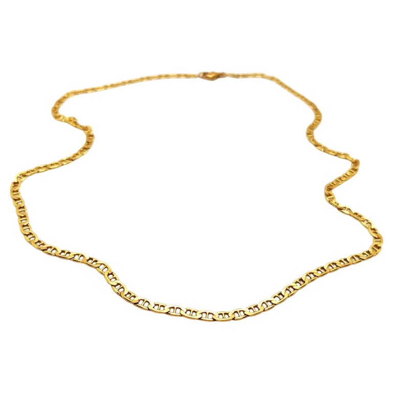 Chain Necklace Yellow Gold For Sale at 1stDibs