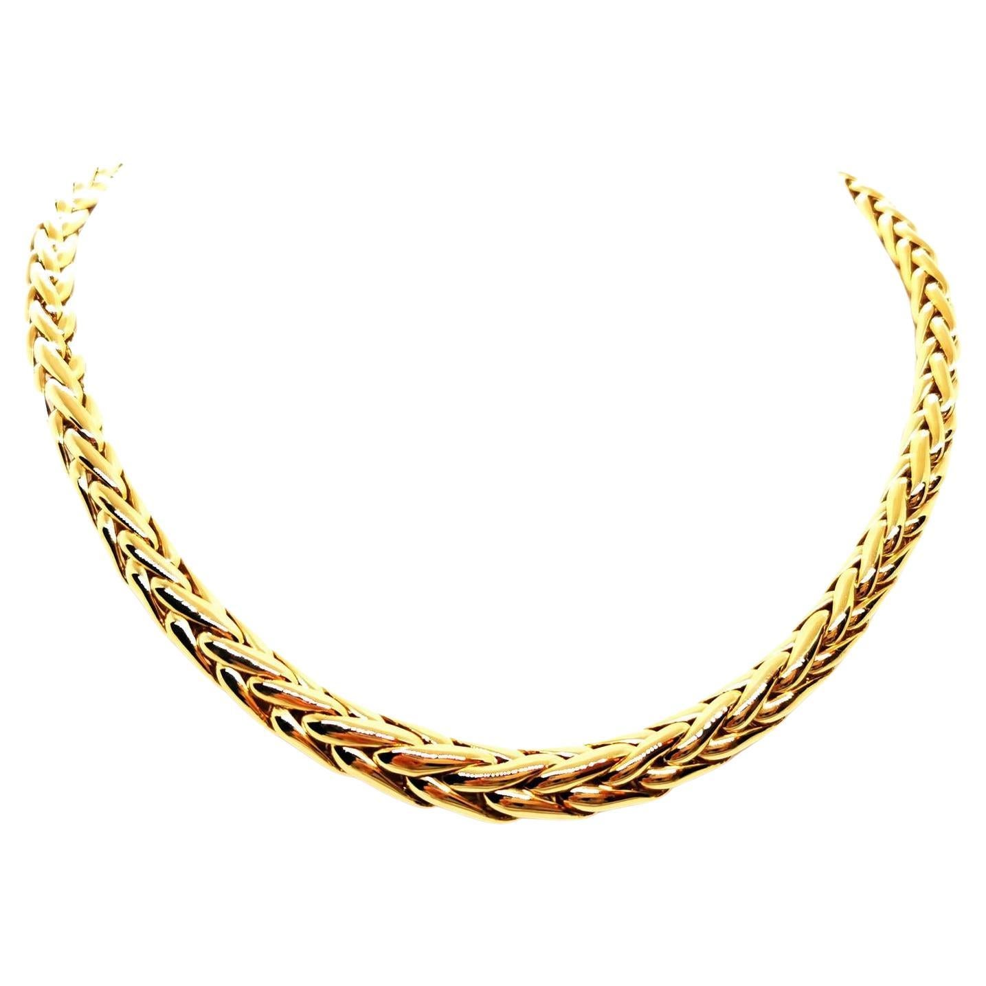 Chain Necklace Yellow Gold For Sale at 1stDibs