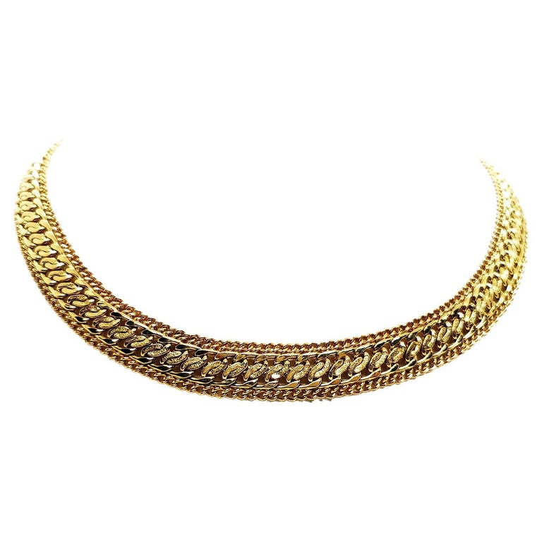 Chain Necklace Yellow Gold For Sale at 1stDibs