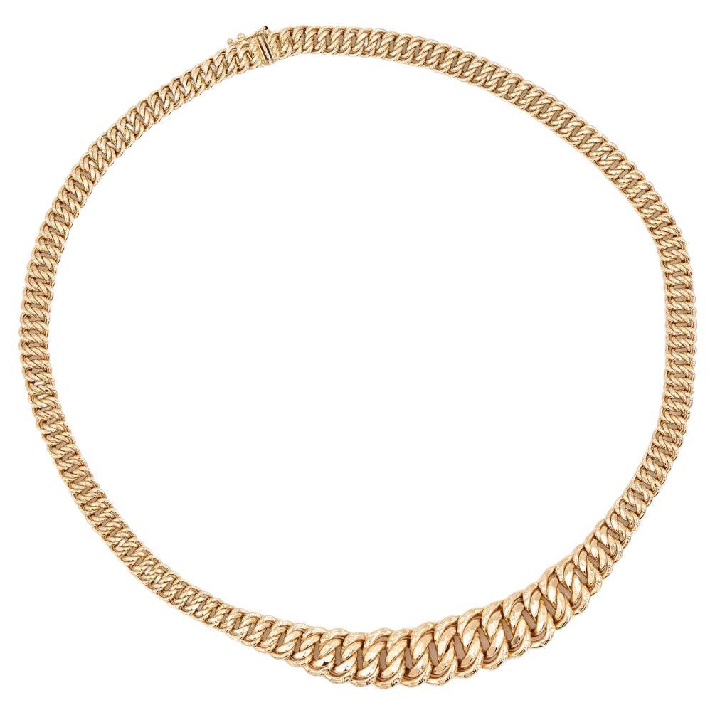 Chain Necklace Yellow Gold For Sale at 1stDibs
