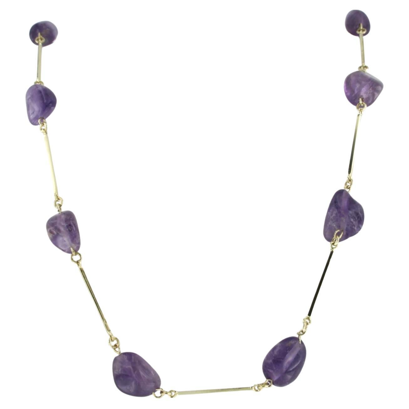 Antique Amethyst Chain Necklaces - 181 For Sale at 1stDibs