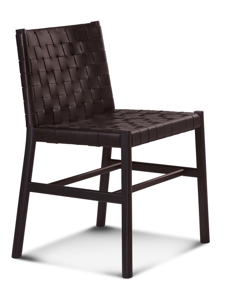 Chair Art, 0023-CU Julie Beechwood Painted and Thick-Leather Different ...