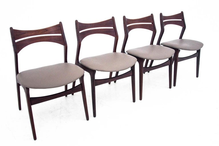 Chairs, Danish Design, 1960s Design by Eric Buck For Sale at 1stDibs