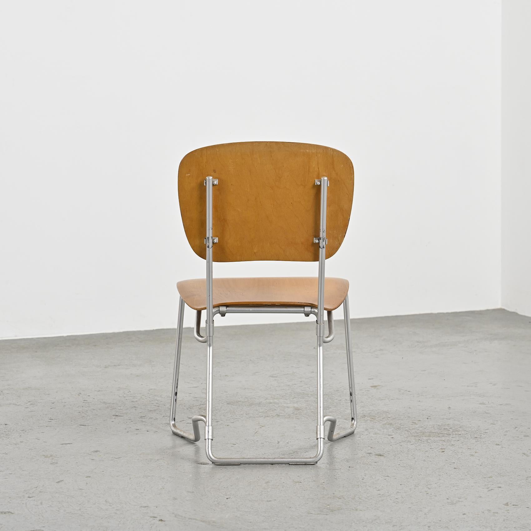 Chairs model Alu-Flex by Armin Wirth, circa 1965 at 1stDibs