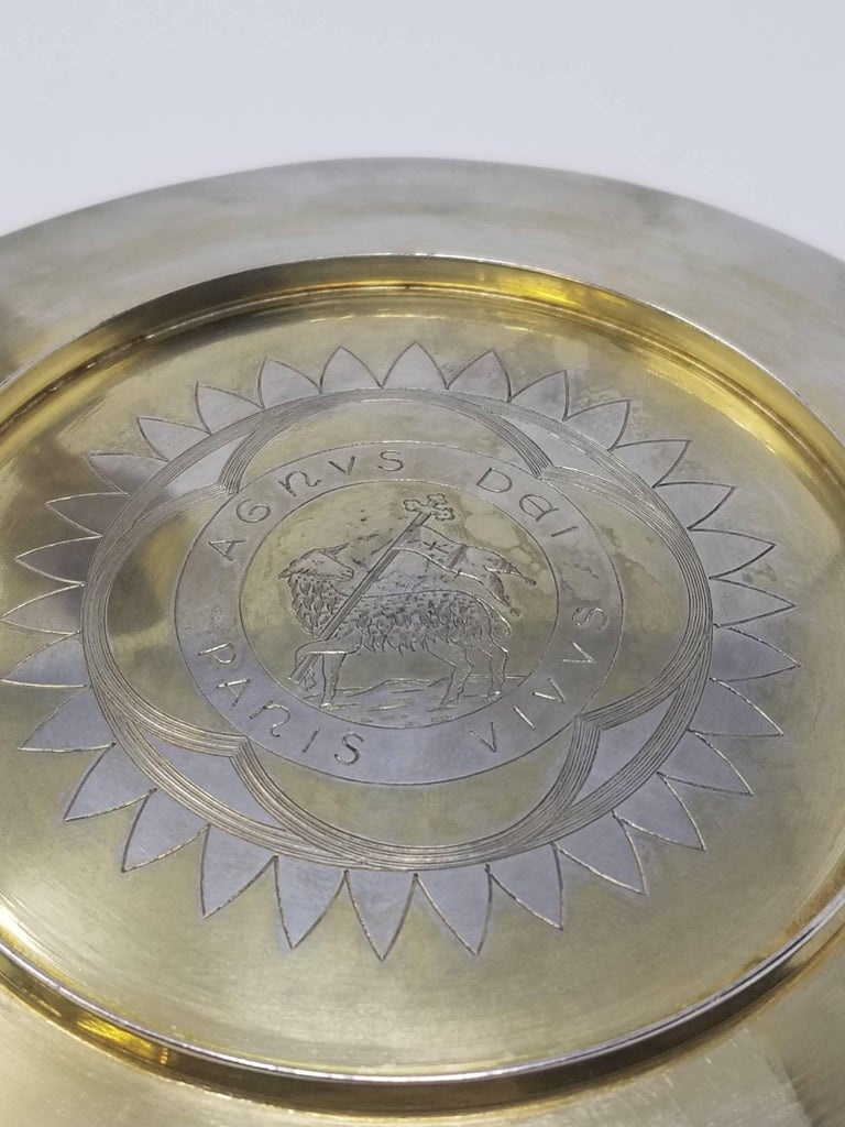 Chalice/ Paten, Silver Gilt, Louis Giles, Lyon For Sale at 1stDibs