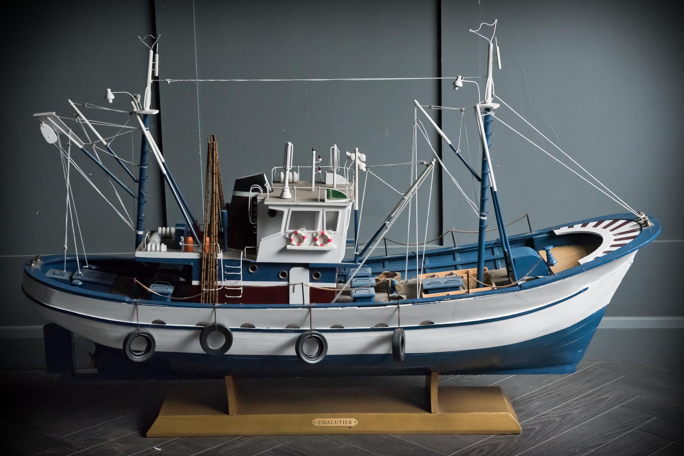 Chalutier French Trawler Model For Sale at 1stDibs | chalutier model boat