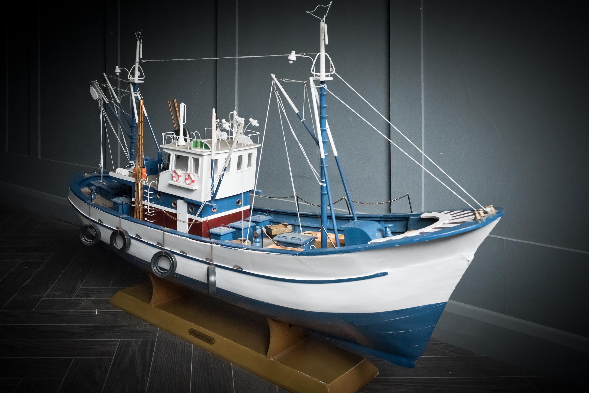 Chalutier French Trawler Model For Sale at 1stDibs | chalutier model boat