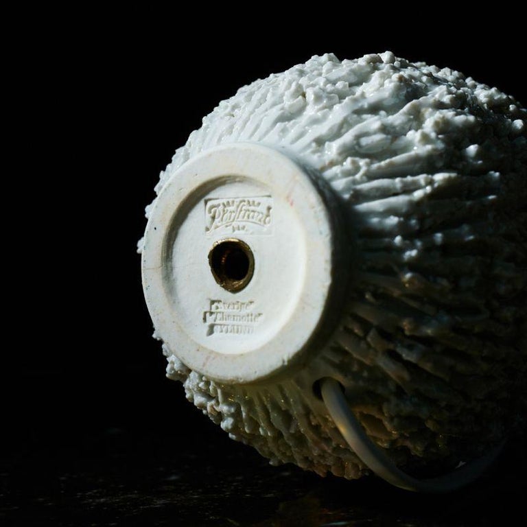 Chamotte Table Lamp in Ceramic by Gunnar Nylund For Sale at 1stDibs