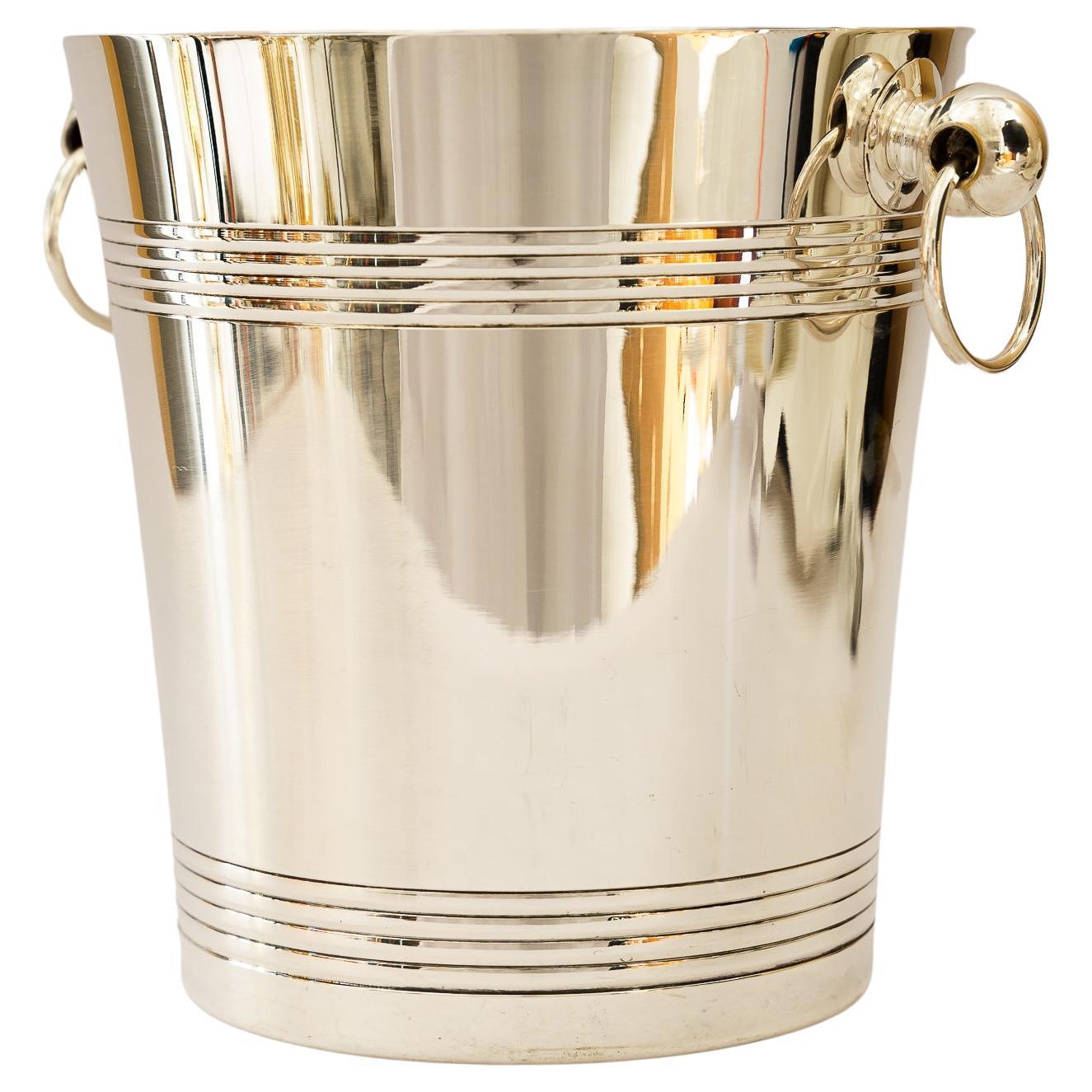 Diòniso Champagne Silver Bucket For Sale at 1stDibs