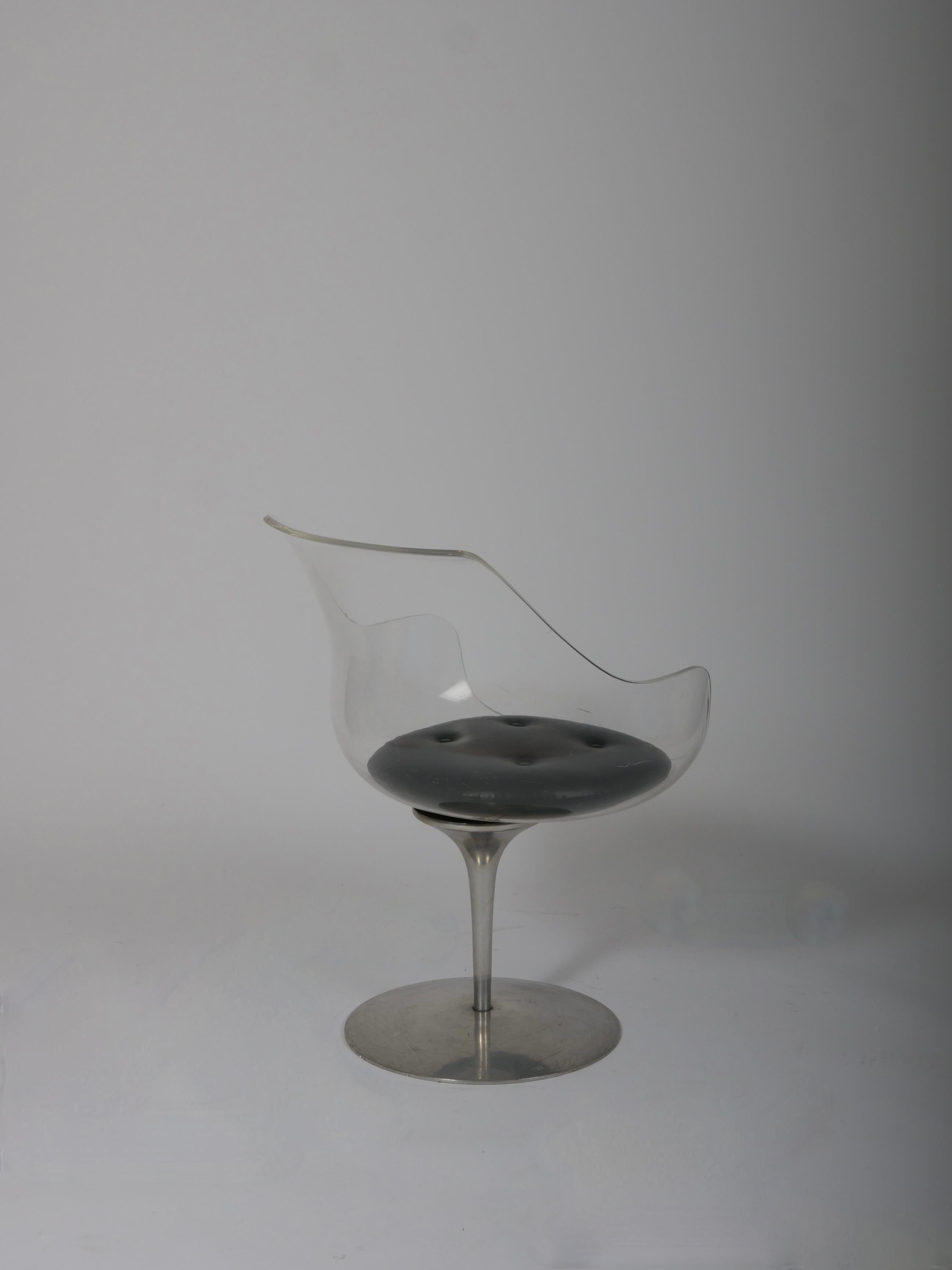 Champagne chair by Erwine and Estelle Laverne for Formes Nouvelles ...