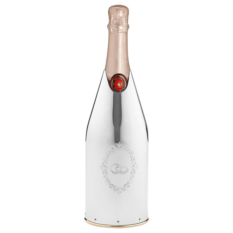 21st Century, Champagne Cover, Solid Pure Silver, Wedding Bands, Italy ...