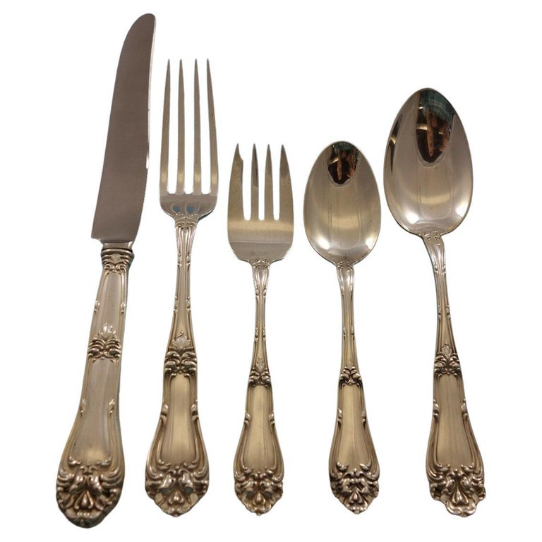 Champlain by Frank Whiting Sterling Silver Flatware Set for 8 Service ...