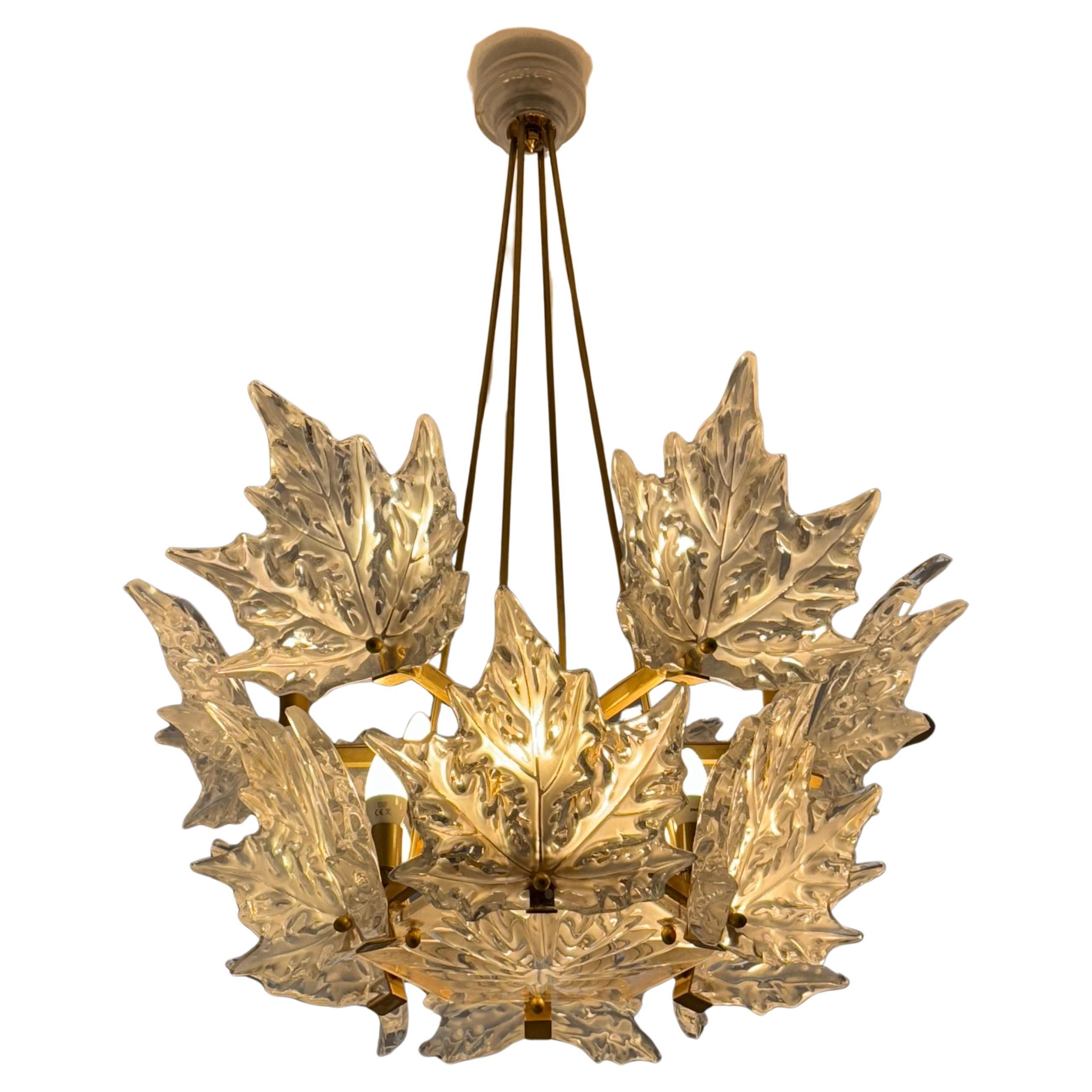 1929 René Lalique - Ceiling Fixture Light Chandelier Lausanne Yellow ...