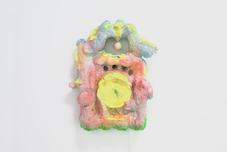 Chan Chiao Chun Contemporary Colorful Wall Clock from the Series "Stay ...