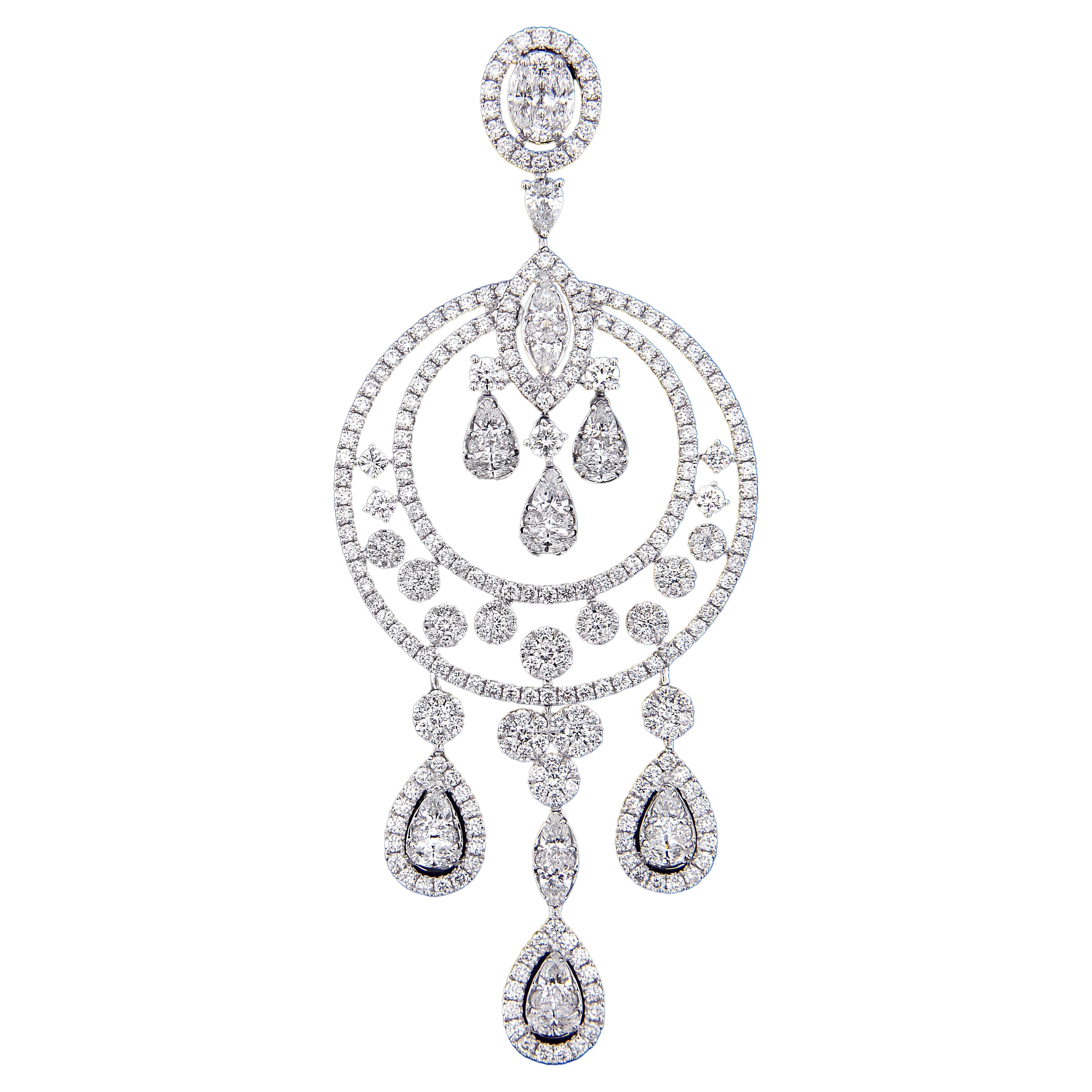 Wellendorff "Silken Temptation" White Gold and Enamel Rondel at 1stDibs