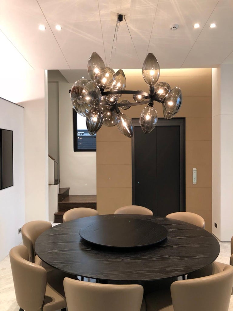 Chandelier "Ray Dance 3" by Hering Berlin For Sale at 1stDibs