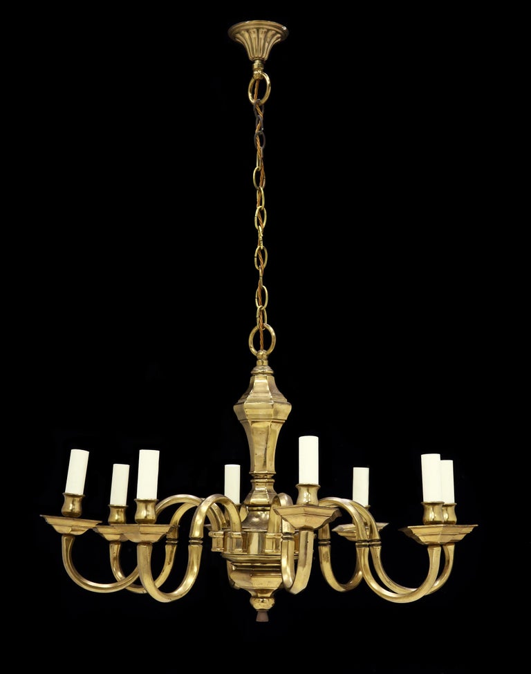 Kronleuchter, Dreier-Set, Messing, 19. Jahrhundert, Englisch ...