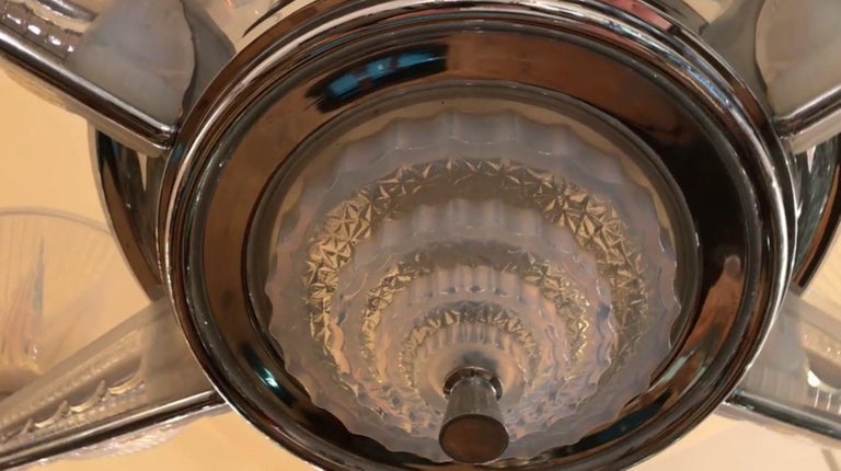 Chandelier Sign "C. Leleu" Jugendstil, Art Nouveau, 1900 For Sale at ...