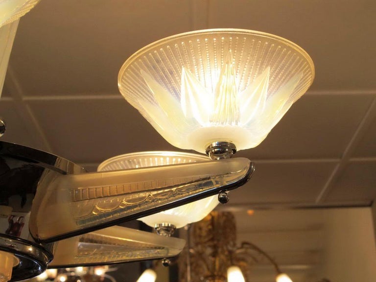 Chandelier Sign "C. Leleu" Jugendstil, Art Nouveau, 1900 For Sale at ...