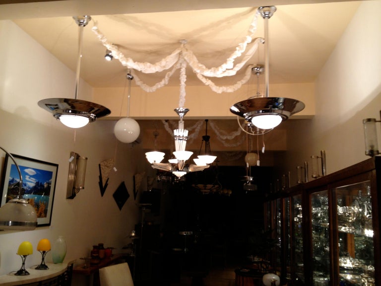 Chandelier Sign "C. Leleu" Jugendstil, Art Nouveau, 1900 For Sale at ...