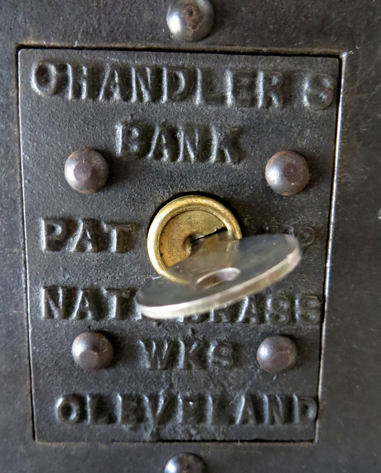"Chandler's Bank" Mechanical Bank, American, circa 1900 For Sale at 1stDibs