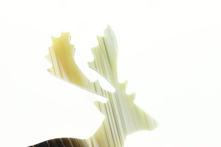 Chanel 01A Reindeer CC Brooch Deer Motif 20ck76s For Sale at 1stDibs