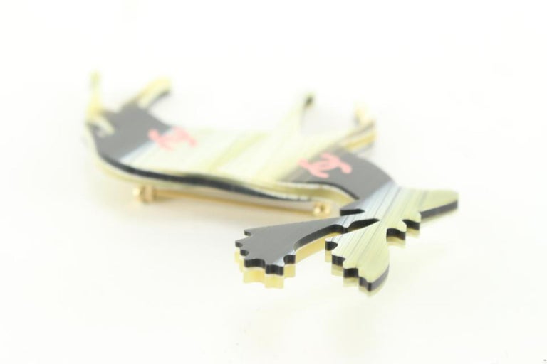 Chanel 01A Reindeer CC Brooch Deer Motif 20ck76s For Sale at 1stDibs