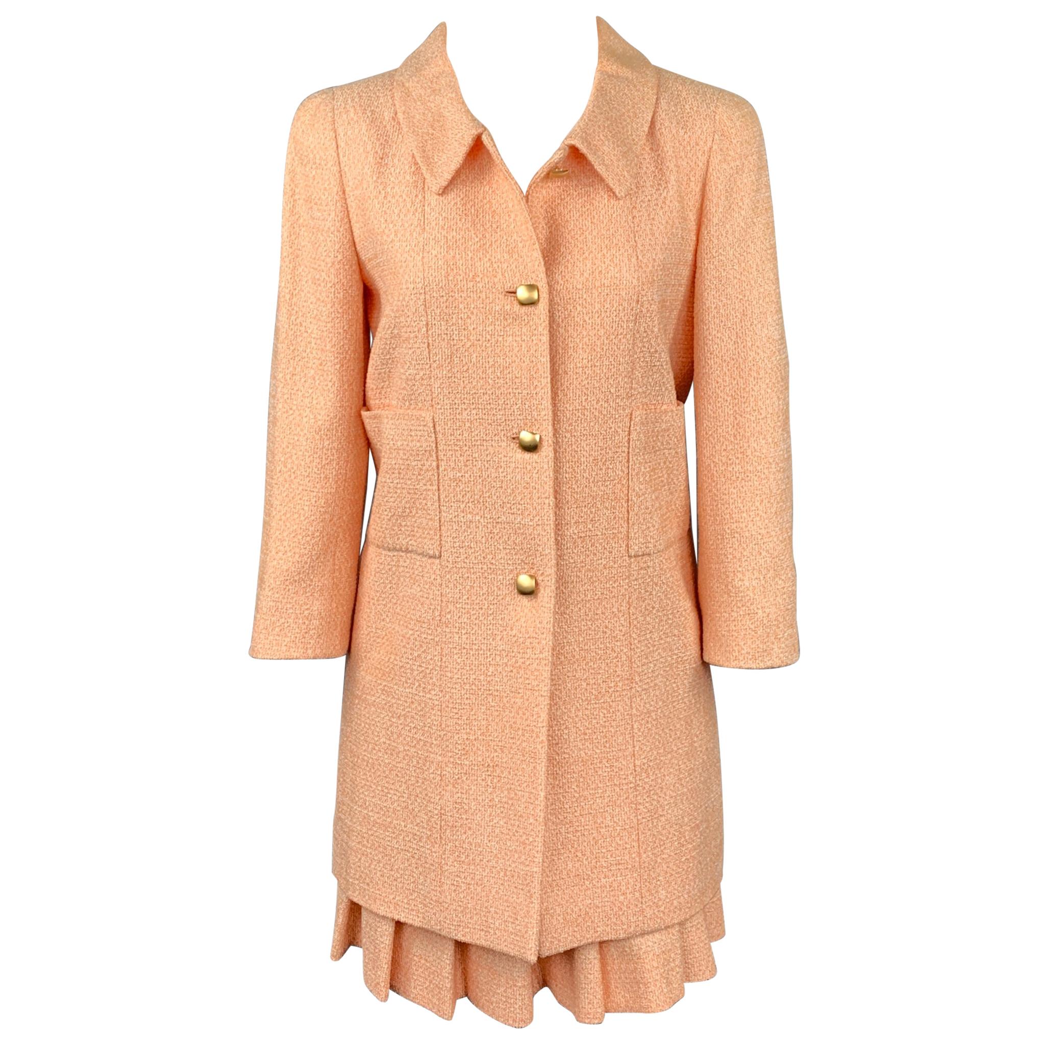 1990s Pink Chanel Suit at 1stDibs