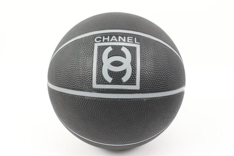 Chanel 04P Black x Grey Sports Logo CC Basketball with Net Bag 6ca126s ...