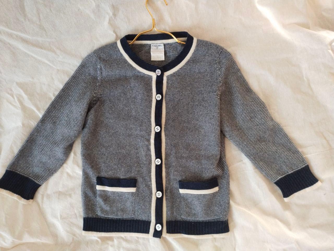 Chanel 08C 2008 Cruise Resort cashmere cardigan Claudia Schiffer Katie ...