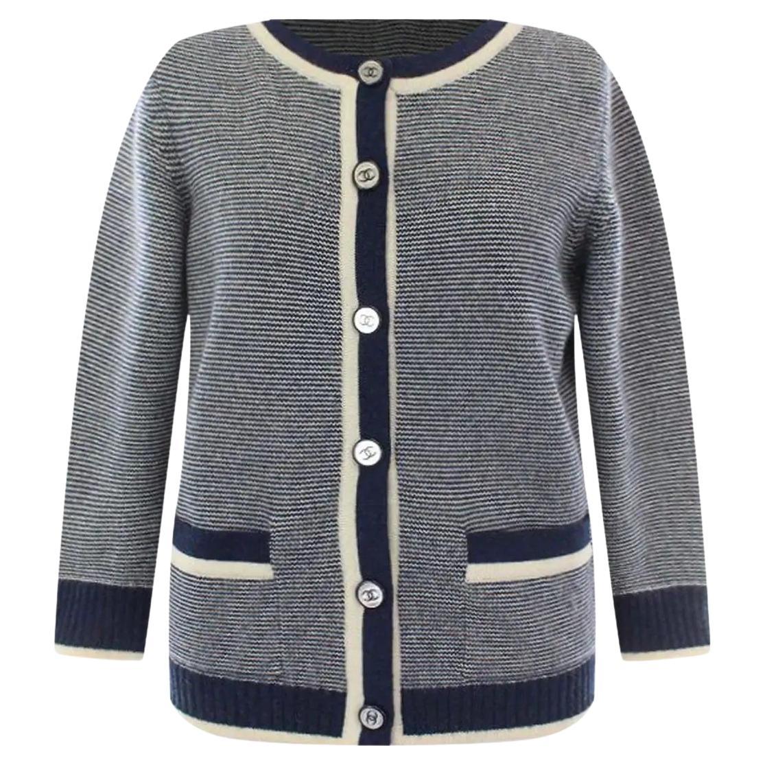Chanel 08C 2008 Cruise Resort cashmere cardigan Claudia Schiffer Katie ...